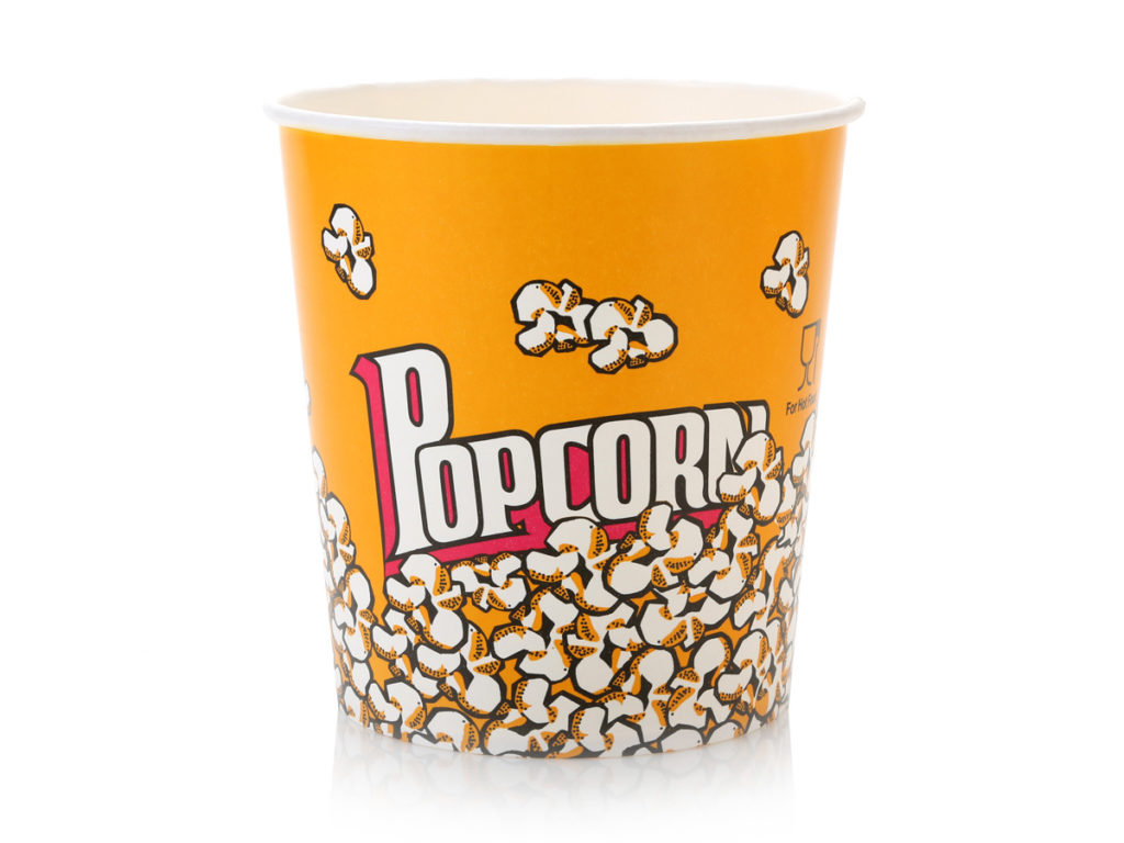LDPE Popcorn Bucket 3.8L / 130oz - Extra Large (50) - King Cup