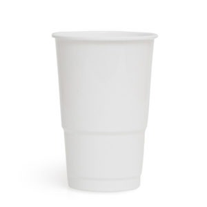 500ml White Plastic Cup (250) - King Cup